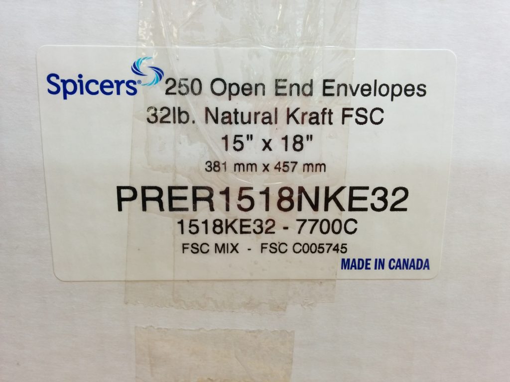 Industrial Radiography | Exposure Film Envelope 14 X 17